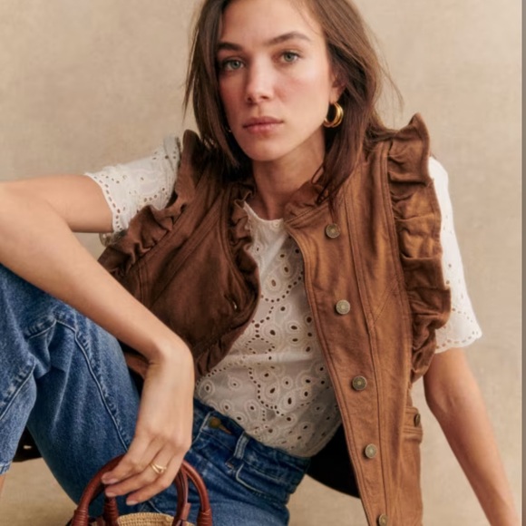 Sezane | Jackets & Coats | Sezane Faye Vest | Poshmark
